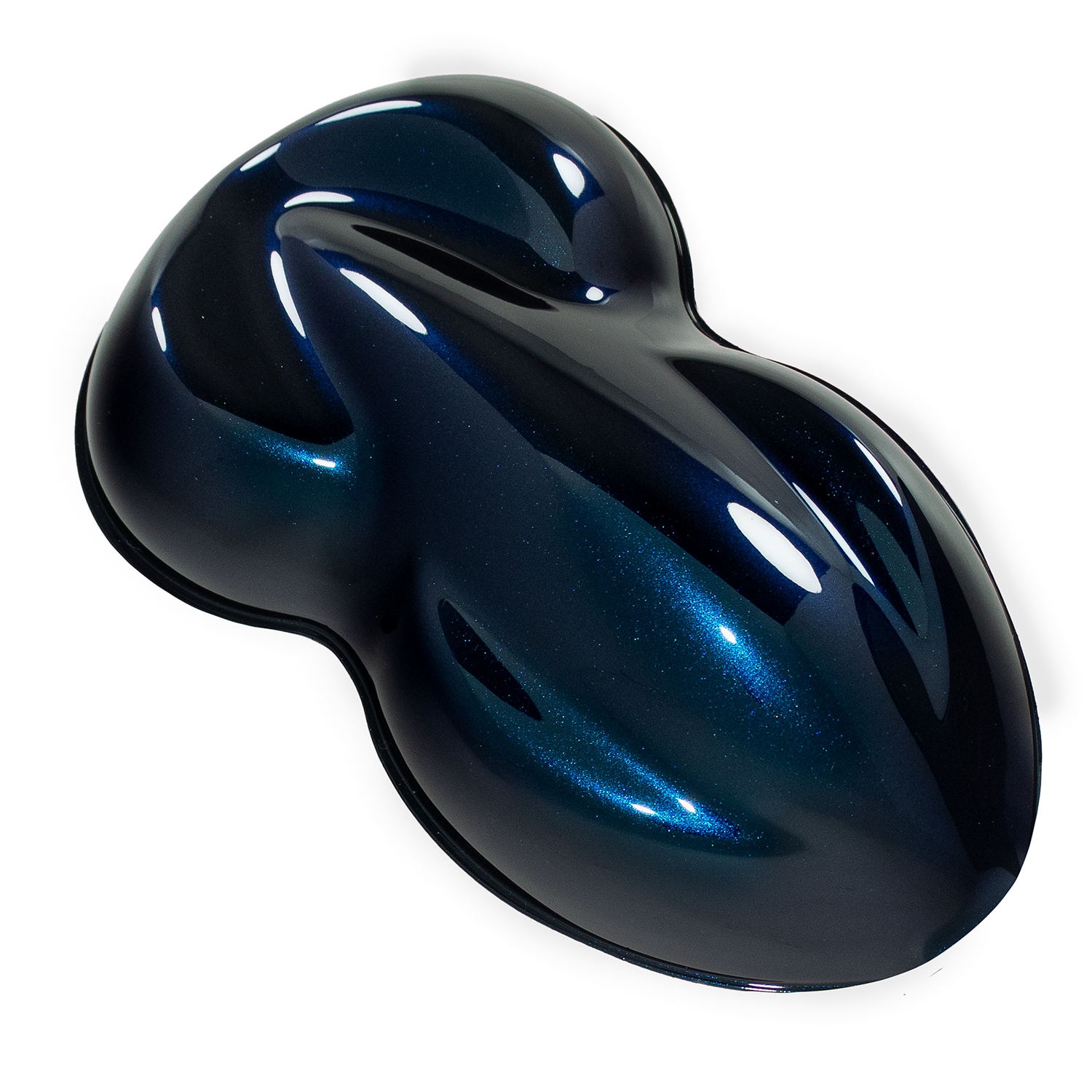 Candy Pearl Stellar Blue Basecoat Quart Complete Kit (Over Black Base ...