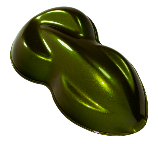 Candy Pearl Acid Green over Black Base Complete Gallon Kit – Auto Paint HQ