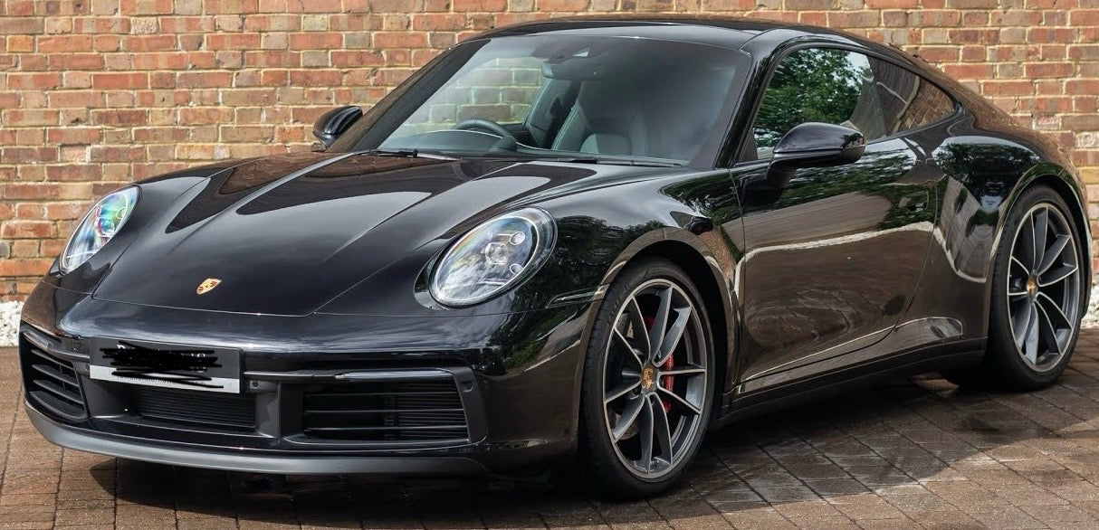 Porsche C9X Deep Black Pearl Basecoat Clearcoat Complete Gallon Kit ...