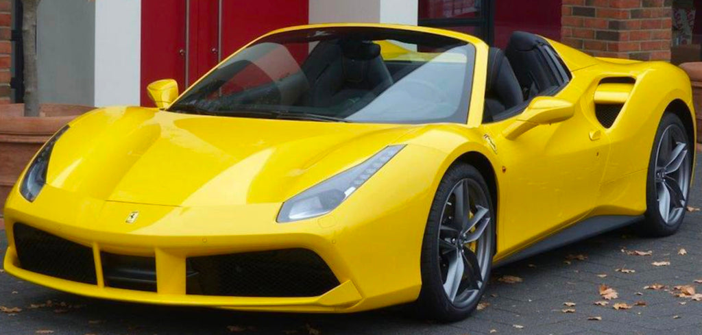 Ferrari 4305 Giallo Modena 97-21 Basecoat Clearcoat Quart Complete Pai ...