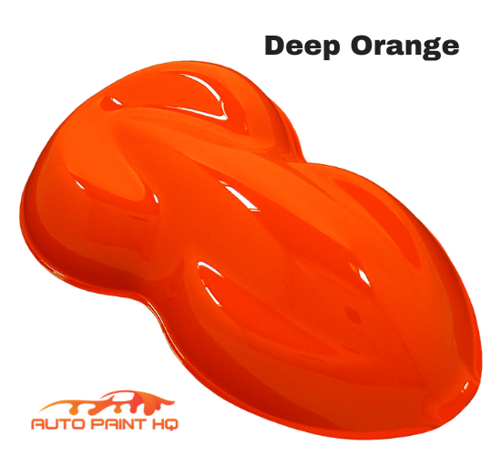 High Gloss Deep Orange Acrylic Urethane Single Stage Gallon Paint Kit ...
