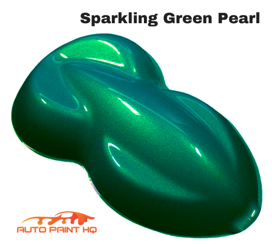 High Gloss Sparkling Green Pearl Acrylic Urethane Single Stage Gallon ...