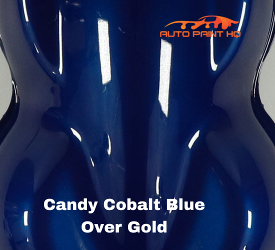Candy Cobalt Blue over Gold Base Complete Gallon Kit – Auto Paint HQ