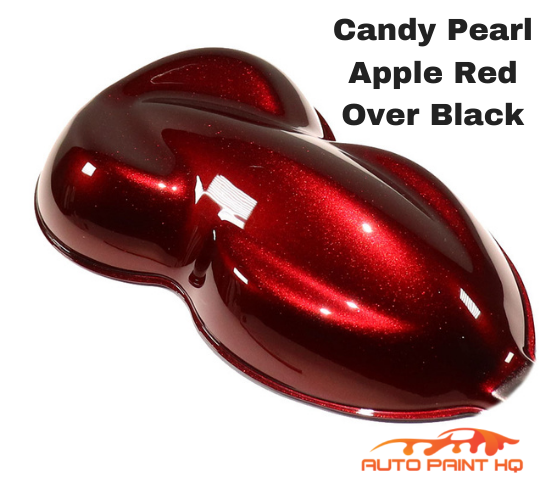 Candy Pearl Apple Red Basecoat Quart Complete Kit (Over Black Base ...