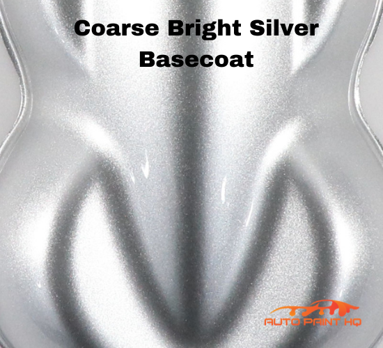 Coarse Bright Silver Metallic Basecoat Clearcoat Complete Gallon Kit ...