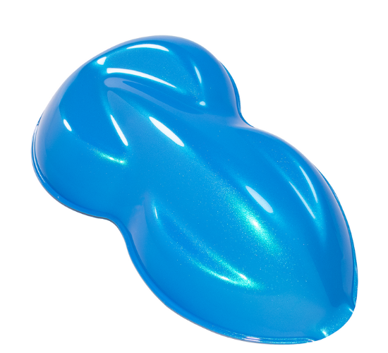 Crystal Teal over Racing Blue Tri-Coat Basecoat Clearcoat Complete Qua ...