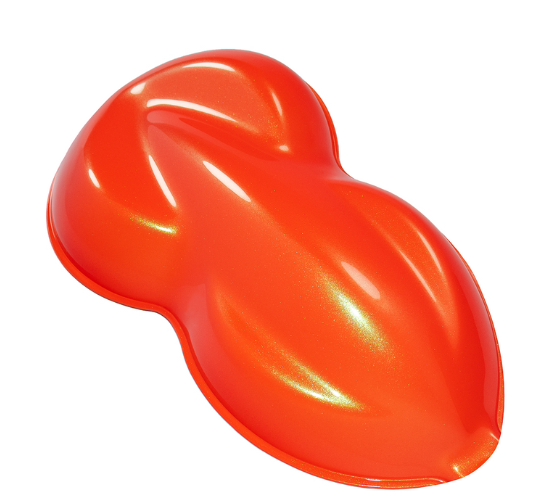 Crystal Green over Organic Orange Tri-Coat Basecoat Clear Complete Gal ...