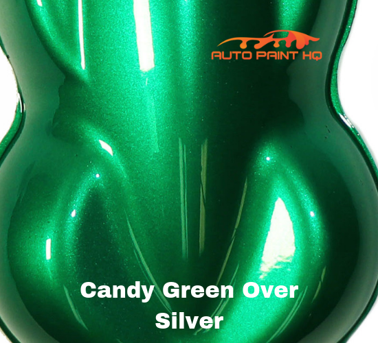 Candy Green over Silver Base Complete Gallon Kit – Auto Paint HQ