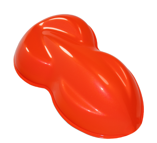 Crystal Red over Organic Orange Tri-Coat Basecoat Clearcoat Complete G ...