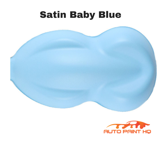 Satin Hot Rod Baby Blue Gallon 2K Urethane Single Stage Car Auto Paint ...