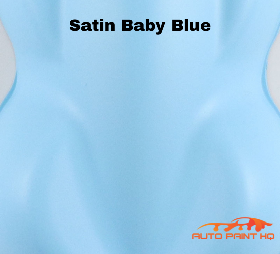 Satin Hot Rod Baby Blue Gallon 2K Urethane Single Stage Car Auto Paint ...