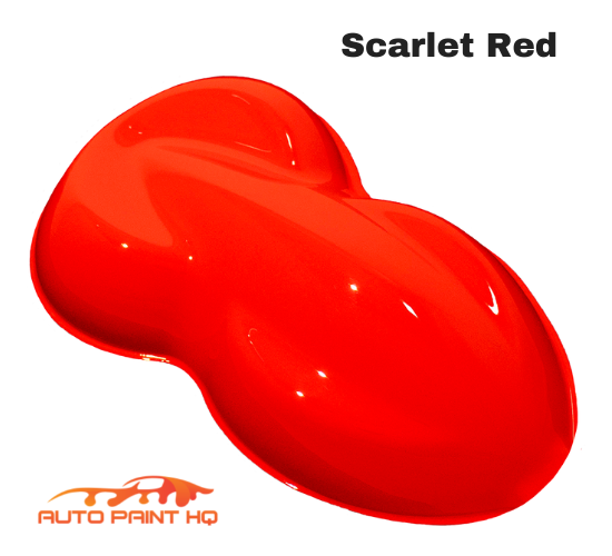 High Gloss Scarlet Red 2K Acrylic Urethane Single Stage Gallon Paint K ...